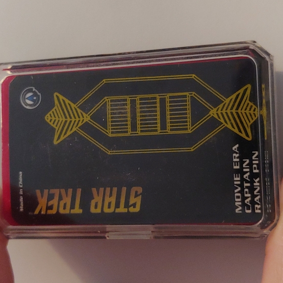 Anovos | Other | Star Trek Movie Era Captain Rank Pin Authentic Prop ...